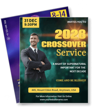 Customizable Crossover Flyer Templates for Church Events