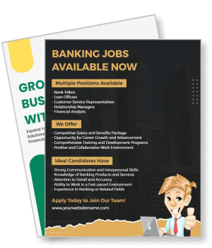 Bank Poster Templates | Free for ATMs & Financial Campaigns