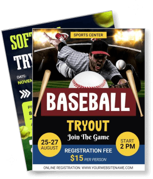 Tryout Flyer Templates for Sports Teams and Programs