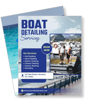 Free Boat Flyer Templates for Sales, Rentals & Services