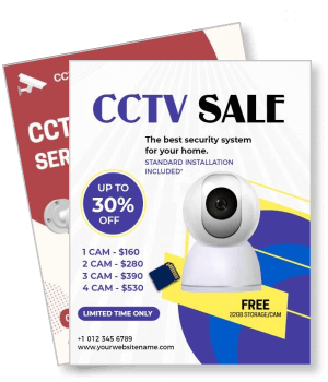 CCTV Poster Templates | Editable, Printable & Trending Designs