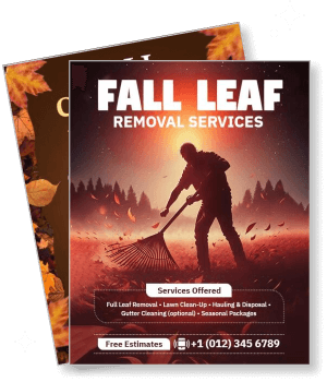 Free Fall Cleanup Flyer Templates for Leaf Removal & Services