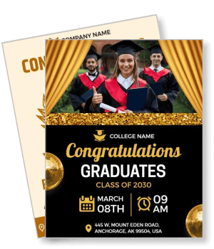 Edit Congratulations Flyer Templates | DesignWiz
