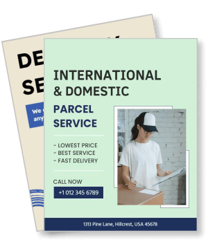 Delivery Poster Templates | Free & Ready to Edit Online