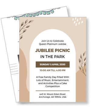 Jubilee Poster Templates for Milestone Celebrations