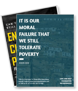 Poverty Poster Templates - Customize, Download & Print Online