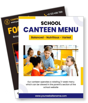 Canteen Flyer Templates – Editable & Printable | DesignWiz