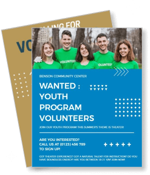 Volunteer Flyer Templates | Free to Customize Online