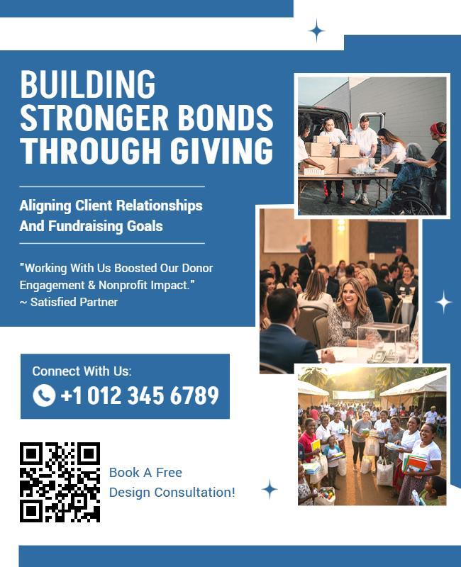 Charity Fundraising Event Promotion Flyer Template