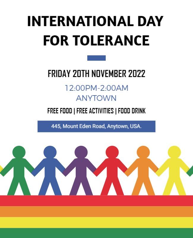 Colorful Inclusive Celebratory International Day Poster Template