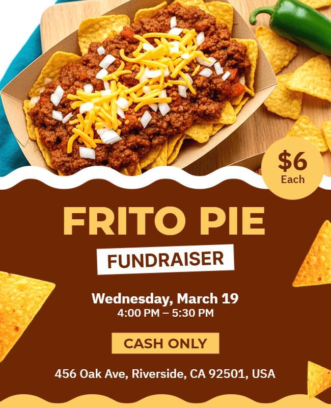 Frito Pie Fundraiser Event Flyer Template