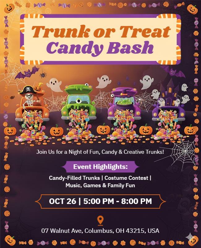 Free Trunk or Treat Flyer Templates – Customize, Download & Print