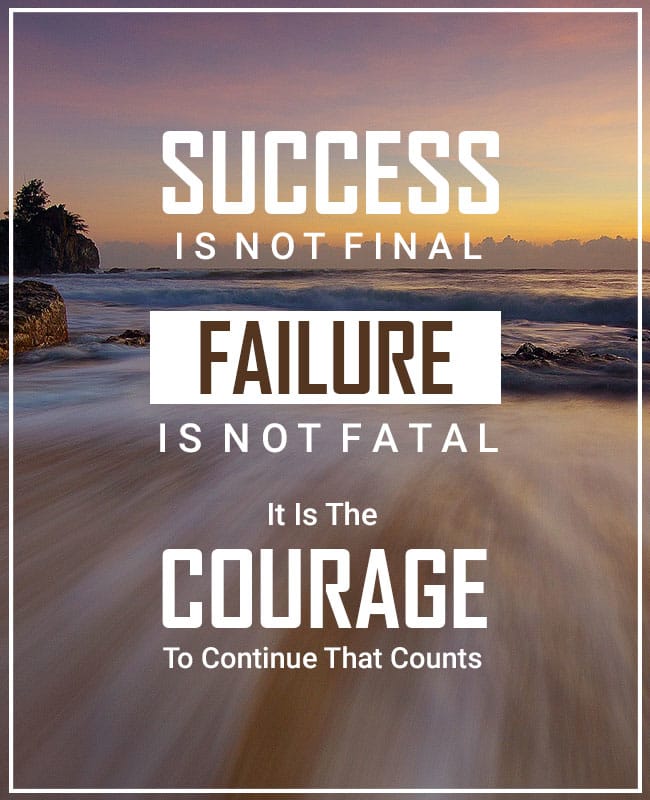 Inspiring Scenic Motivational Quote Poster Template