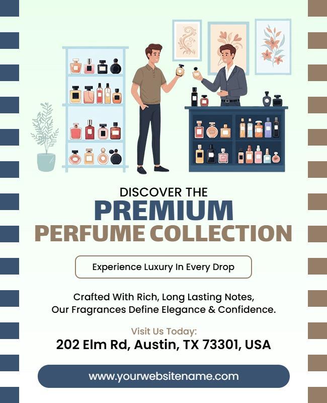 Premium Perfume Collection Showcase Flyer Template