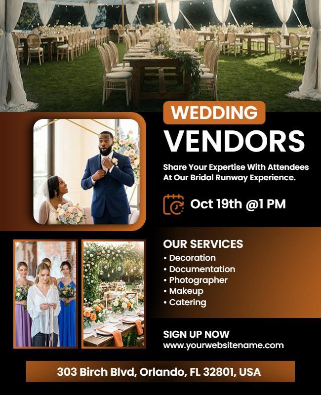 Wedding Vendor Event Flyer Template