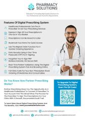 Professional Pharmacy Solutions Digital Prescribing Flyer Template