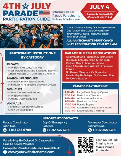 4th of July flyer templates | Free to Customize & Download