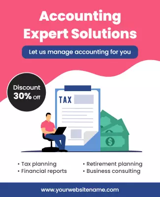 Free Accounting Flyer Templates for Tax & Bookkeeping