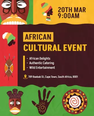 Online Cultural Flyer Templates for Festivals & Heritage Events