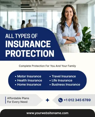 Insurance Poster Templates - Free to Edit & Print Online