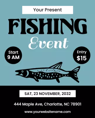 Fishing Flyer Templates – Quick Edits & Download Now