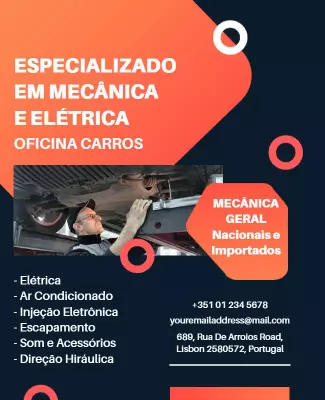 Mechanic Flyer Templates | Free, Editable & Ready to Print