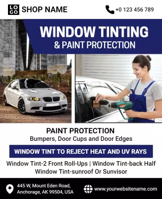 Window Tint Flyer Templates | Free to Customize & Download