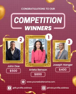 Competition Flyer Templates | Free to Customize & Download