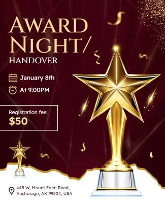 Award Flyer Templates – Free & Customizable Designs