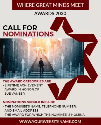 Award Flyer Templates | Free to customize for Award Ceremonies