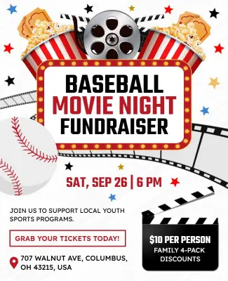 Movie Night Flyer Templates for Outdoor Cinema and Events