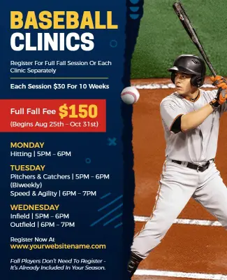 Baseball Flyer Templates – Easy to Customize & Instant Download