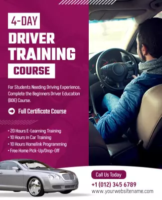 Driver Flyer Templates | Free, Editable & Print-Ready Designs