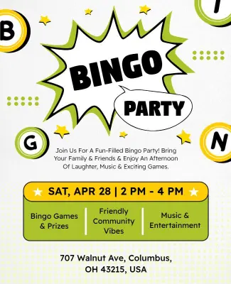 Bingo Poster Templates - Fun Designs & Easy Download
