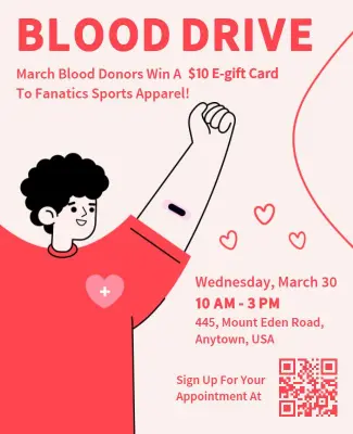Blood Drive Flyer Templates - Free to Edit, Download & Print