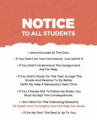 Notice Poster Templates for Office and School Announcements