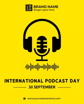 Podcast Poster Templates | Editable, Printable & Trending Designs