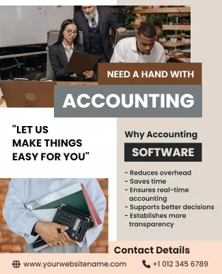 Free Accounting Flyer Templates for Tax & Bookkeeping