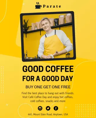Fresh Coffee Flyer Templates for Cafes and Community Events
