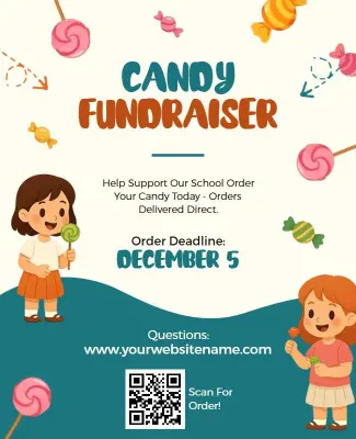 Free Candy Flyer Templates for Donations, Sales & Events