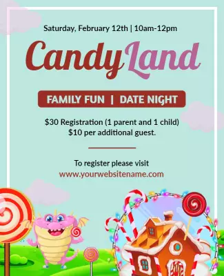 Free Candy Flyer Templates for Donations, Sales & Events