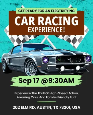 Racing Flyer Templates – Easy Customization & Printable