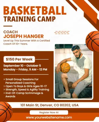 Basketball Flyer Templates - Free to Edit, Download & Print