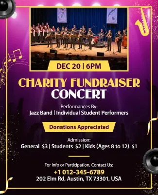 Concert Flyer Templates - Free to Customize & Download Online