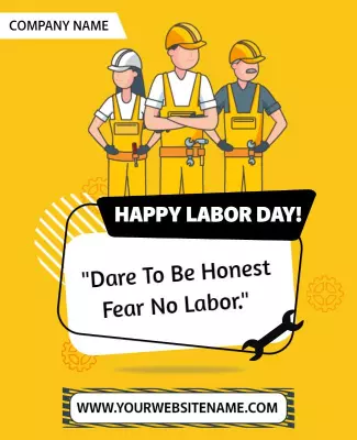 Labor Day Poster Templates - Ready to Customize & Print