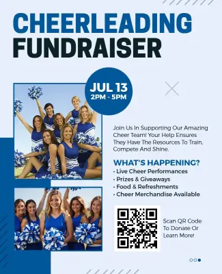 Cheerleading Flyer Templates - Free & Easy to Customize