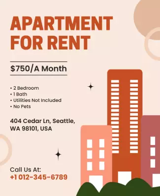 Rent Poster Templates | Ready-Made Designs To Easily Download