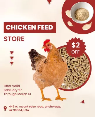 Chicken Flyer Templates – Editable & Printable | DesignWiz