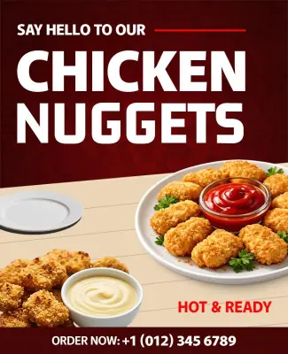 Chicken Flyer Templates – Editable & Printable | DesignWiz
