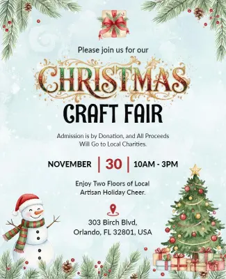 Christmas flyer templates | Free to Edit for festive events